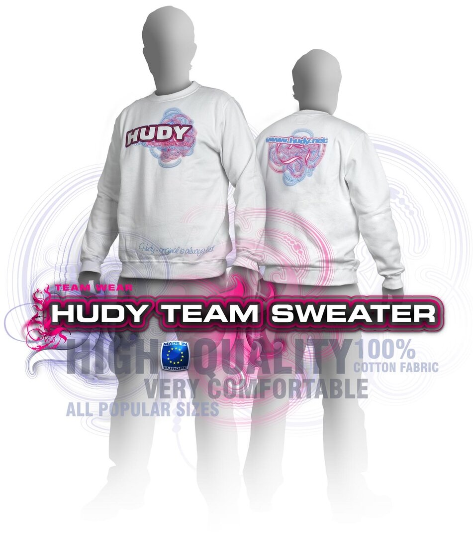 HUDY SWEATER - WHITE (L) | RCXauta.cz